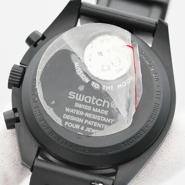 ムーンウォッチ オメガ×スウォッチ OMEGA×Swatch ミッション トゥ ザ ムーン フェイズ スヌーピー SO33B700 メンズ腕 ...