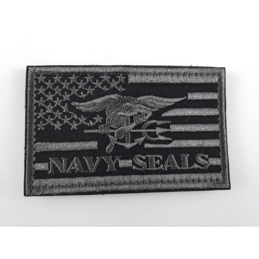 NAVY SEALS パッチ ワッペン グレー サバゲー ミリタリー ベルクロ 送料無料 : まるともストア - 通販 - Yahoo!ショッピング