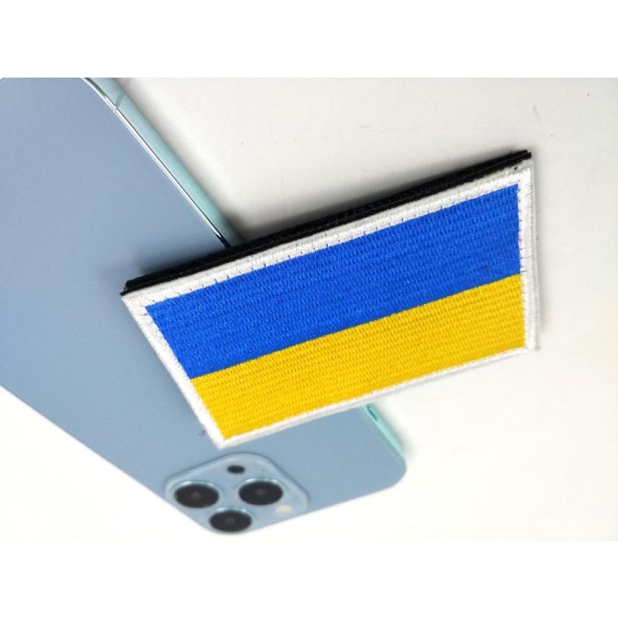 ウクライナ国旗 パッチ ワッペン サバゲー ミリタリー ベルクロ 送料無料 :JI2074:まるともストア - 通販 - Yahoo!ショッピング