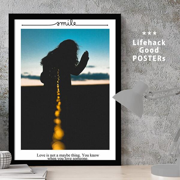 アートポスター A4 LIFEHACK wom132 アートプリント 高級印画紙 : 家具インテリア丸優 - 通販 - Yahoo!ショッピング