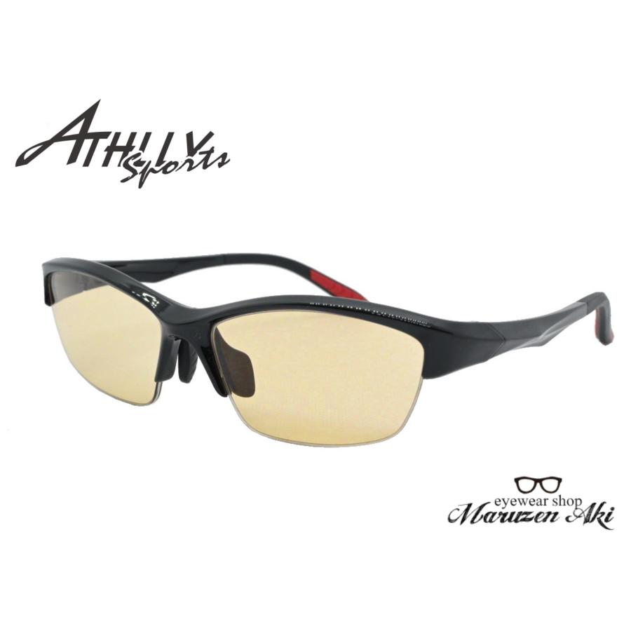 ATHLLY SPORTS アスリースポーツ AT-6036 Col.1 58サイズ ブラック ライトブラウン UVカット 紫外線カット ...