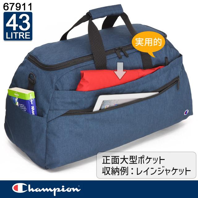 【セール】チャンピオン ボストンバッグ 60センチ 43リットル Champion ドリュー 男子 女子 修学旅行 林間学校 スクールボストン ...