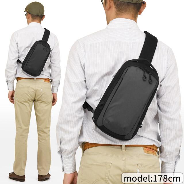 ace. GENE LABEL エースジーン ボディバッグ ラグレンティスクロス RUGGRENTICE CROSS 6リットル 撥水 メンズ ...