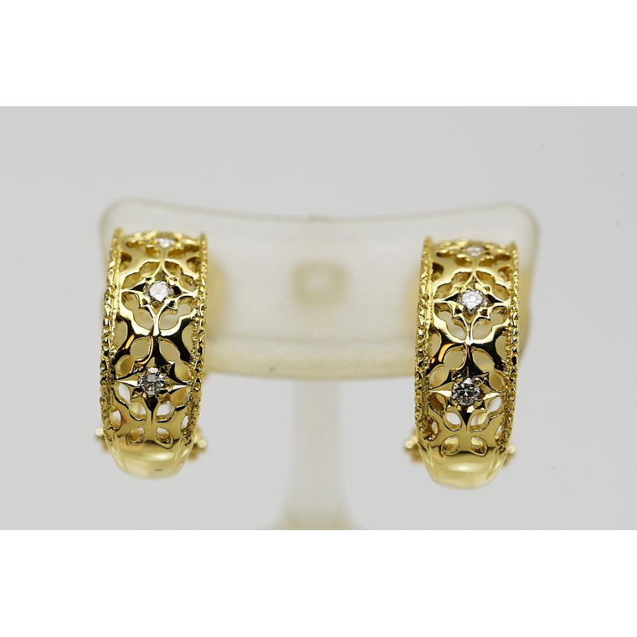 チセー CISEY 清田智誠 K18イヤリング ダイヤ D0.06×2 4.6g(パット含) 仕上げ 中古品 程度A 中古 送料無料 動画 Youtube : まるぜん質舗・ここほれワンワン ...