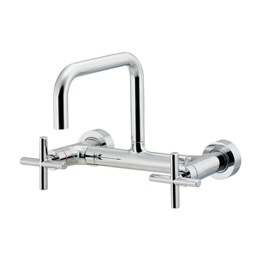 【124-120-CH】 カクダイ 2ハンドル混合栓 : 換気扇の通販ショップ プロペラ君 - 通販 - Yahoo!ショッピング