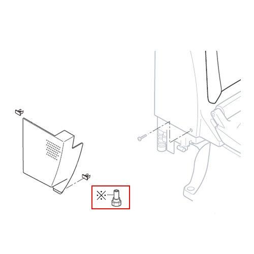 アステオ 【14-1228】 サイドカバー固定キャップ(1個入り) トイレ部品 [14-1228] : 換気扇の通販ショップ プロペラ君 - 通販 - Yahoo!ショッピング