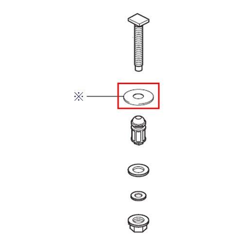 INAX LIXIL・INAX 【50-2114】 平パッキン(1枚入り) トイレ部品 [50-2114] 【純正品】 : 換気扇の通販ショップ プロペラ君 - 通販 - Yahoo!ショッピング