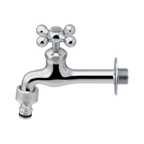 【701-121B-CH】 カクダイ 横水栓（ロング） : 換気扇の通販ショップ プロペラ君 - 通販 - Yahoo!ショッピング