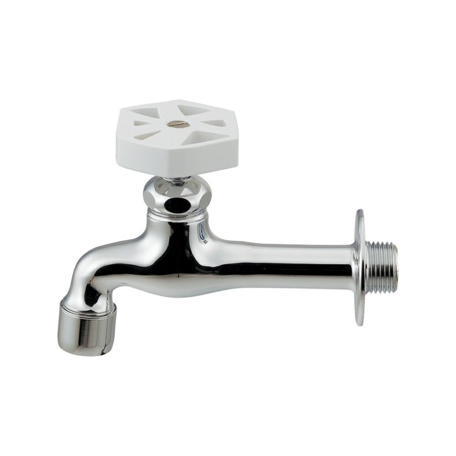 【702-225-W】 カクダイ 泡沫横水栓//ホワイト : 換気扇の通販ショップ プロペラ君 - 通販 - Yahoo!ショッピング