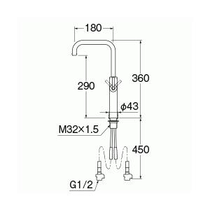 K4741NJK-2T-13 三栄水栓[SANEI] シングルワンホール洗面混合栓 混合栓 ワンホールシングルレバー式【純正品】 : k4741njk-2t-13 : 換気扇の通販ショップ ...