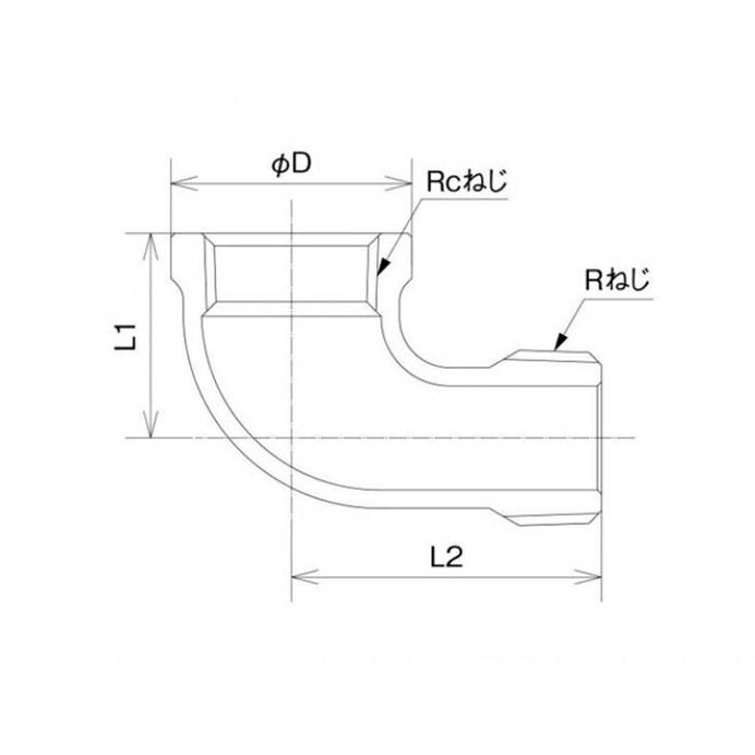 オンダ製作所 ONDA 【OT-157】 砲金ストリートエルボ Rc1×R1 : ot-157 : 換気扇の通販ショップ プロペラ君 - 通販 ...