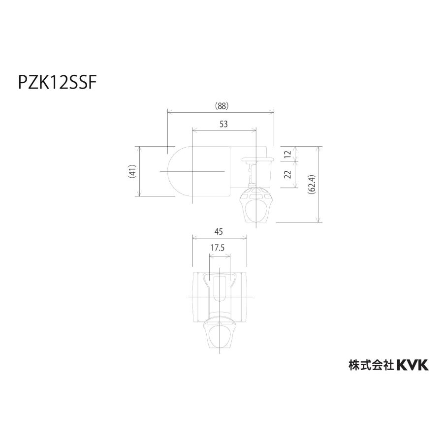 KVK 配管部品・パーツ・主要部品 PZK12SSF 可変ハンガー・後付タイプ [新品] 純正品【純正品】 : pzk12ssf : 換気扇の通販ショップ プロペラ君 - 通販 - Yahoo ...