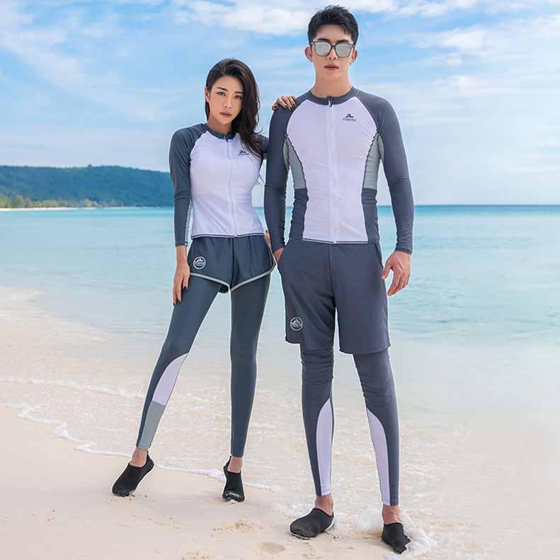 体型カバー メンズ3点セット水着 レディース長袖ラッシュガード5 体型カバー メンズ3点セット水着 レディース長袖ラッシュガード5