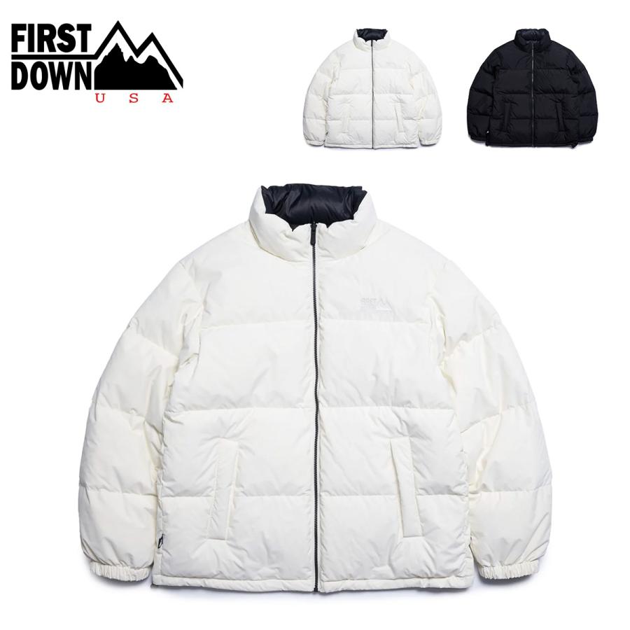 FIRST DOWN ファーストダウン ダウンジャケット バブルダウンジャケット ミニマル BUBBLE JACKET MINIMAL リバーシブル 2WAY アウター 防寒 アウトドア ...