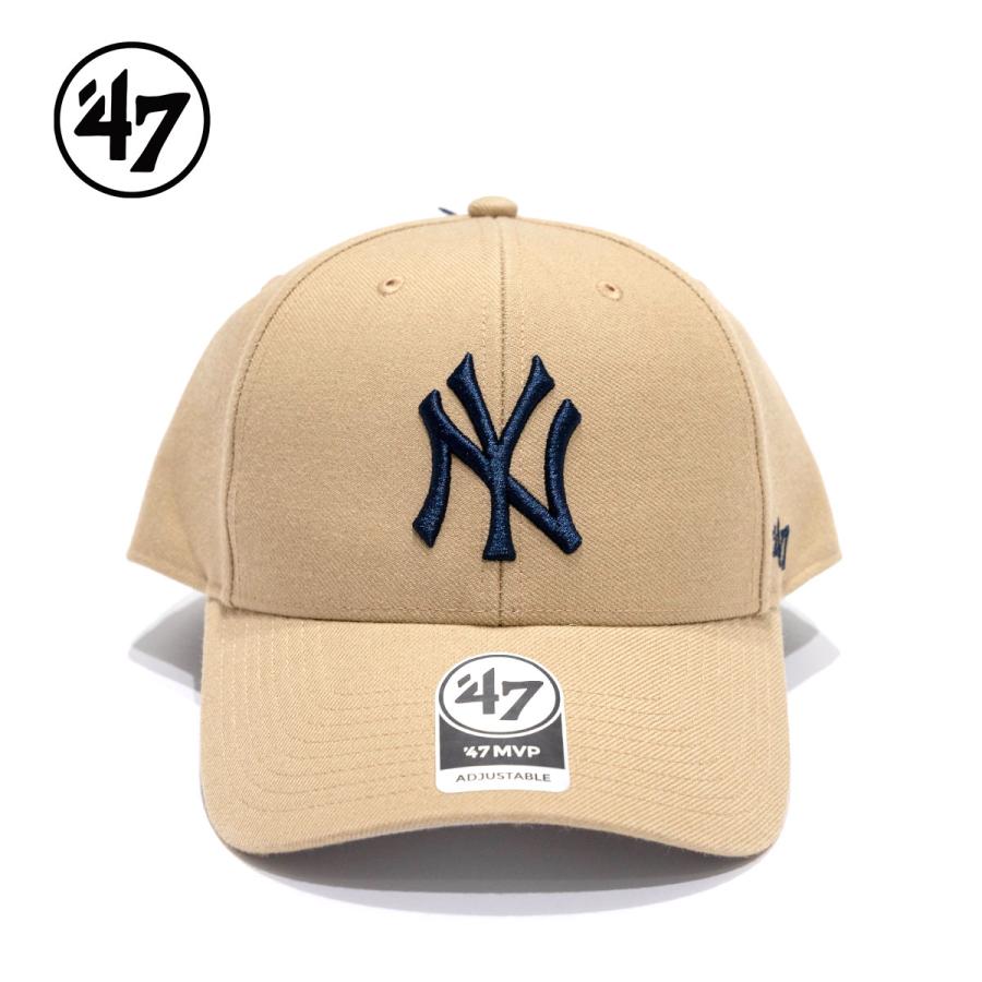 47Brand 47 フォーティーセブン キャップ 帽子 ユニセックス ヤンキース Yankees 47BRAND ’47 MVP 調節可能 ...