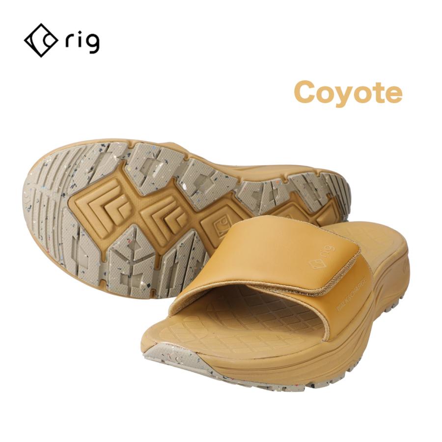 サンダル リグ リカバリーサンダル rig oga オーガ クッション 反発 衝撃吸収 膝に優しい 膝負担軽減 快適 リラックスサンダル アウトドア キャンプ ベルクロ : rg0010 ...