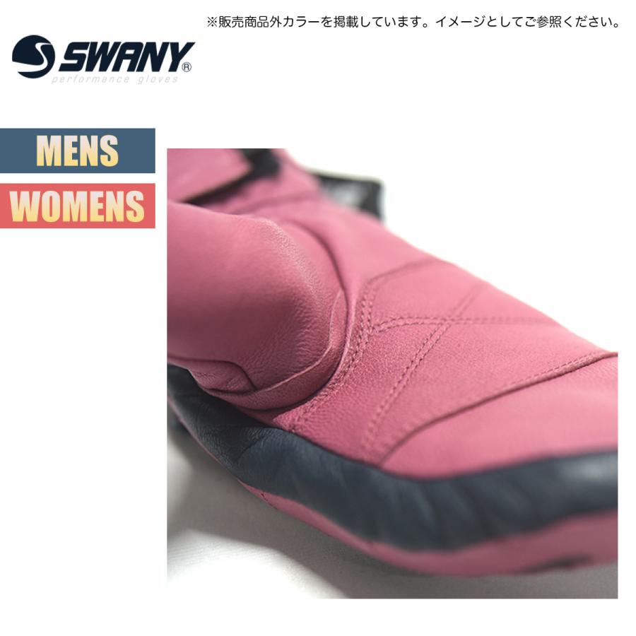 スワニー グローブ ミトン 手袋 ボッコ SWANY Bocco メンズ レディース 撥水加工 山羊革 インナー付き TS-100A スノーグローブ スノーボード 2024 正規品 : ts ...