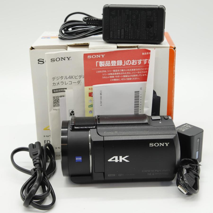 SONY ビデオカメラ FDR-AX40 4K 64GB 光学20倍 ブラック Handycam BC : マサレイストアインボイス発行事業者 ...