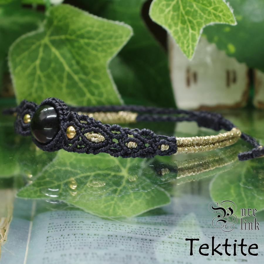 黒き火の真珠!!隕石ガラス『テクタイト』マクラメ編みブレスレット3 : 魔石の部屋 天然石とギフトのお店 - 通販 - Yahoo!ショッピング