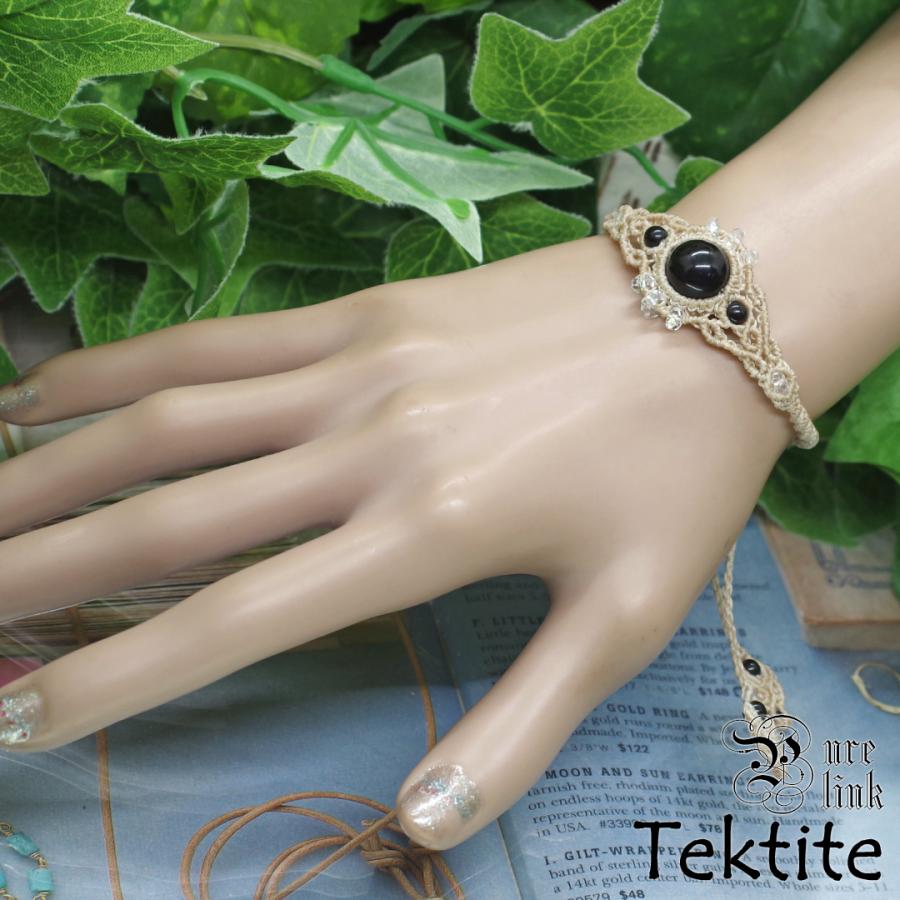 黒き火の真珠!!隕石ガラス『テクタイト』マクラメ編みブレスレット5 : 魔石の部屋 天然石とギフトのお店 - 通販 - Yahoo!ショッピング