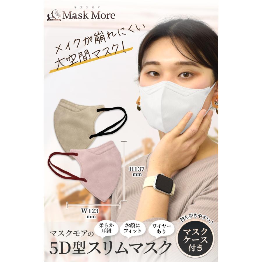 マスク 不織布 立体 不織布マスク おしゃれ マスク 立体マスク 5Dマスク バイカラー マスク 不織布カラーマスク 小顔マスク 40枚入り ...