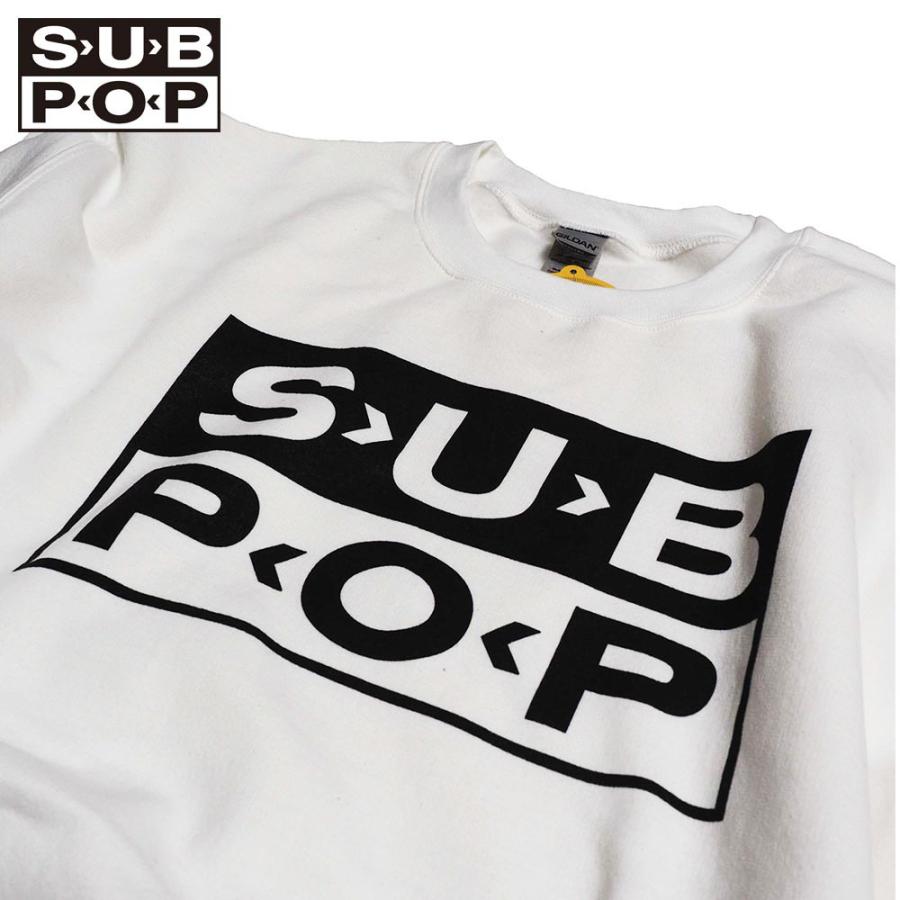 SUB POP 【サブポップ】- BIG CREW SWEAT 'SUB POP LOGO' / WHITE : MASPHALTO - 通販 ...