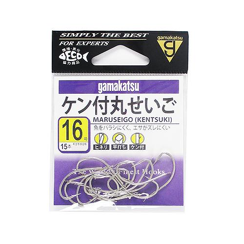 Gamakatsu がまかつ ケン付丸せいご 16号 白【ゆうパケット】 : 釣具のマスタック - 通販 - Yahoo!ショッピング