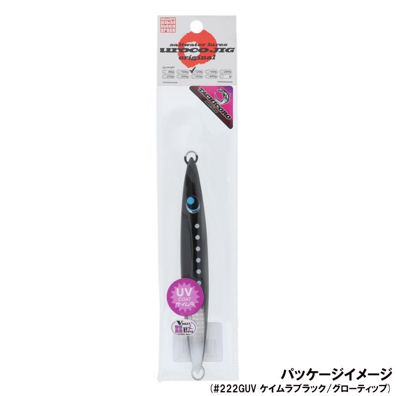 ウロコ（uroco） ジグ ウロコジグ オリジナル 120g 215G パープルゴールドブラックベリー/グローティップ : 釣具のマスタック - 通販 - Yahoo!ショッピング