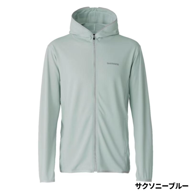 シマノ 【現品限り】 ウェア サンプロテクション ジップアップ パーカー XL サクソニーブルー WJ-001V : 釣具のマスタック - 通販 - Yahoo!ショッピング