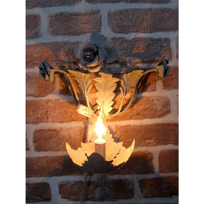 アンティーク風 アイアン ローズ ブラケット ランプ 展示品 アウトレット キャンドル1灯 ブラケット照明 l025 壁掛け インテリアライト : 総合美術商社 増樹 - 通販 - Yahoo ...