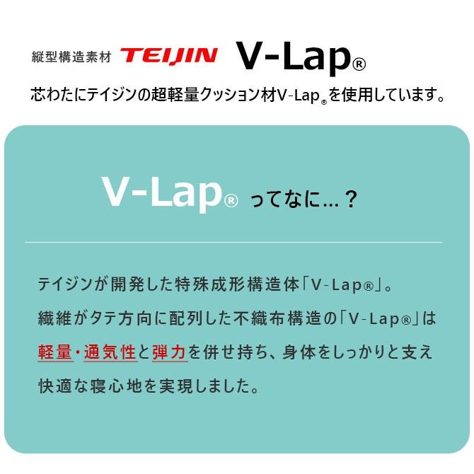 V-Lap 軽量敷布団 シングル テイジン 正規品 hk-05 敷き布団 vラップ 使用 体圧分散 軽い ブイラップ : hk07-s ...