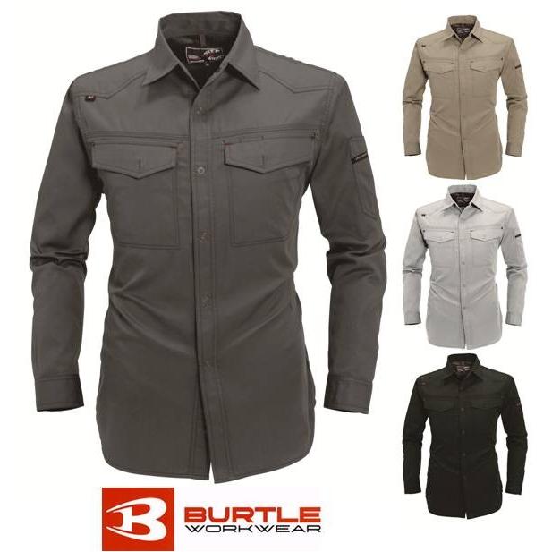 BURTLE バートル 1103 S〜LL 長袖シャツ 春夏 作業服 作業着 : はたらくヒト支え隊 - 通販 - Yahoo!ショッピング