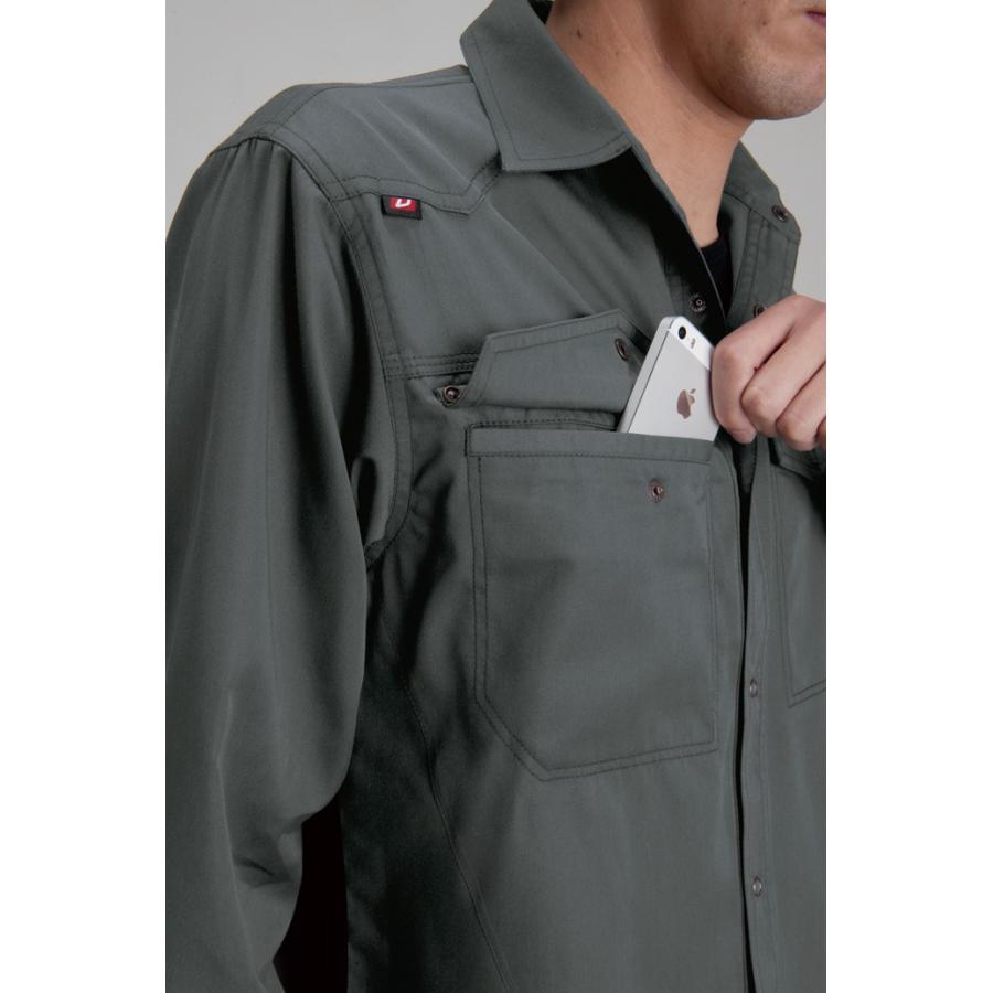 BURTLE バートル 1103 S〜LL 長袖シャツ 春夏 作業服 作業着 : はたらくヒト支え隊 - 通販 - Yahoo!ショッピング