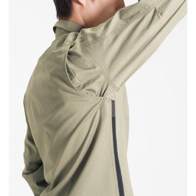 BURTLE バートル 1303 綿100％ S〜5L 長袖シャツ 春夏 かんたん刺繍申し込み 作業服 作業着 : はたらくヒト支え隊 - 通販 - Yahoo!ショッピング