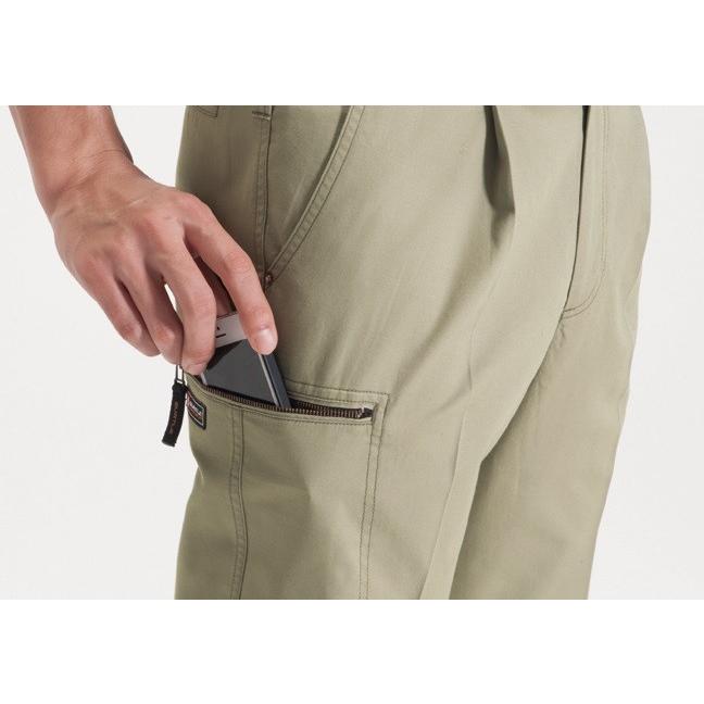 BURTLE バートル 1306 70〜88cm ワンタックカーゴパンツ 春夏 作業服 作業着 : 1306 : はたらくヒト支え隊 - 通販 - Yahoo!ショッピング