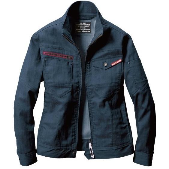 【送料無料】BURTLE バートル ストレッチ 上下セット 1801 1802 S〜7L ジャケット カーゴパンツ 秋冬 かんたん刺繍申込 デニムテイスト 作業服 作業着 :1801SET ...