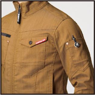BURTLE バートル 1811 ストレッチ ジャケット S〜5L ブルゾン ジャンパー 春夏用 かんたん刺繍申し込み 作業服 作業着 : はたらくヒト支え隊 - 通販 - Yahoo!ショッピング