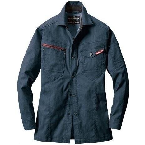 BURTLE バートル 1815 ストレッチ 長袖シャツ S〜5L 春夏用 かんたん刺繍申し込み 作業服 作業着 夏服 夏用シャツ : はたらくヒト支え隊 - 通販 - Yahoo!ショッピング