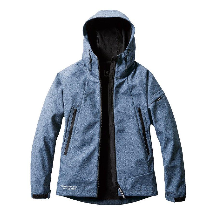 BURTLE 【送料無料】BURTLE バートル 超撥水 防風 ストレッチ フード ジャンパー ジャケット S〜XXL 3190 保温 パーカー 刺繍 作業着 作業服 防寒服 防寒着 ...