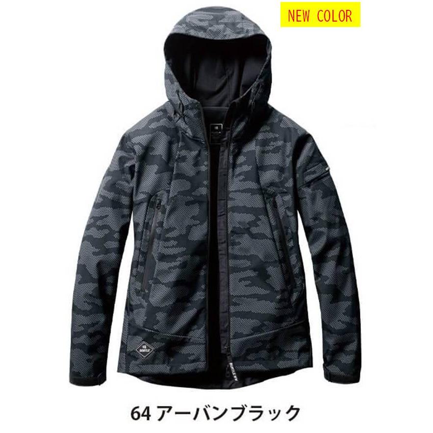 BURTLE 【送料無料】BURTLE バートル 超撥水 防風 ストレッチ フード ジャンパー ジャケット S〜XXL 3190 保温 パーカー 刺繍 作業着 作業服 防寒服 防寒着 ...