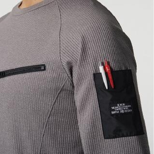 BURTLE 【送料無料・当日出荷】BURTLE バートル やわらかな肌触り 長袖 ワッフル エンジニア Tシャツ 4080 S〜XXL 作業服 作業着 吸汗速乾 インナー 秋冬 2024年 ...