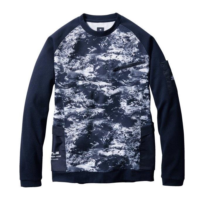 BURTLE 【送料無料・当日出荷】BURTLE バートル やわらかな肌触り 長袖 ワッフル エンジニア Tシャツ 4080 S〜XXL 作業服 作業着 吸汗速乾 インナー 秋冬 2024年 ...