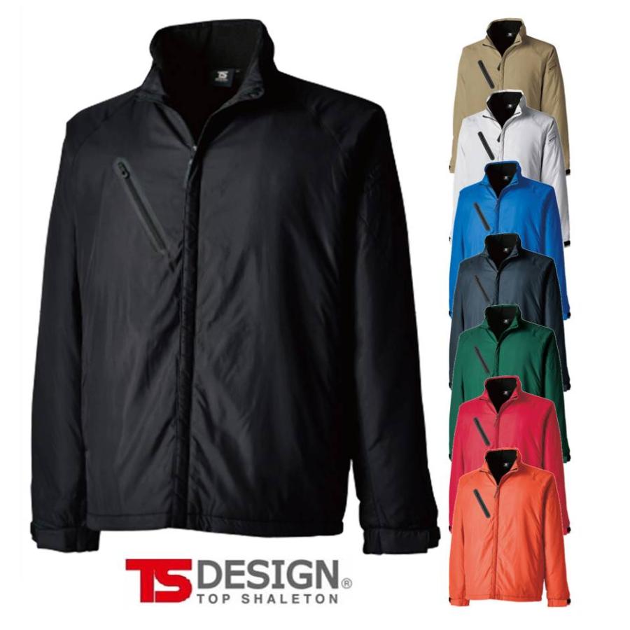TS DESIGN 軽量 防寒ジャケット 撥水 裏フリース ブルゾン 刺繍 SS〜6L 43326 tsデザイン 作業着 作業服 スタッフブルゾン 防寒着 防寒服 : はたらくヒト支え隊 ...