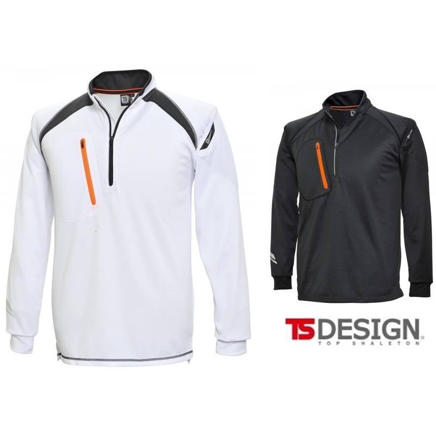 TS DESIGN 藤和 5025 5L〜6L FLASH ロングスリーブハーフジップ 作業服 作業着 長袖 TSDESIGN ティーエスデザイン tsdesign tsデザイン : はたらく ...