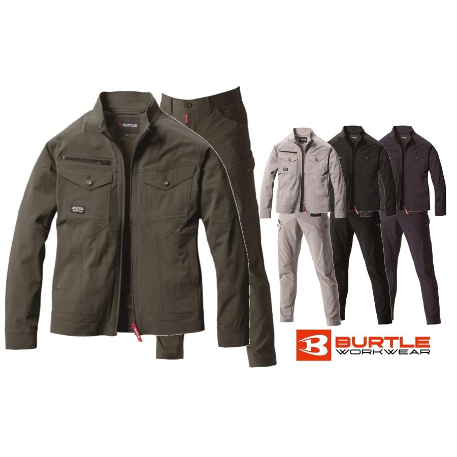 BURTLE 【2025年 最新作 送料無料】BURTLE バートル ストレッチ 接触冷感 コーデュラ 軽量 春夏 上下セット ジャケット 5031 5032 作業服 作業着 刺繍 ブルゾン ...