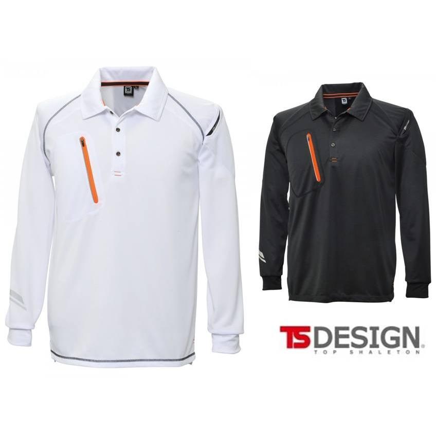 TS DESIGN 藤和 5075 5L〜6L FLASH 長袖ポロシャツ 作業服 TSDESIGN ティーエスデザイン TOPSHALETON : はたらくヒト支え隊 - 通販 ...