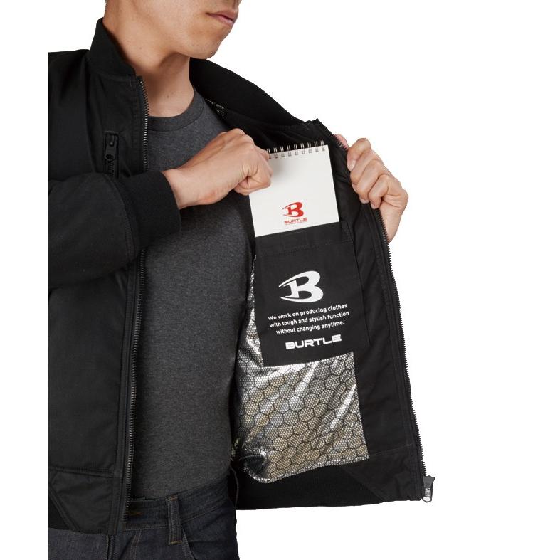 BURTLE（バートル） 【当日出荷・送料無料】BURTLE 5260 SS〜5L フライト防寒ジャケット かんたん刺繍申込み メンズ 作業着 作業服 防寒服 防寒着 : はたらくヒト支え隊 ...