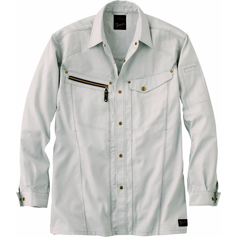 自重堂 jawin ジャウィン 55504+55502 長袖シャツ 上下セット S〜5L【春夏】2セットで送料無料 かんたん刺繍申込み 新庄剛志 作業着 かっこいい : はたらくヒト支え隊 ...