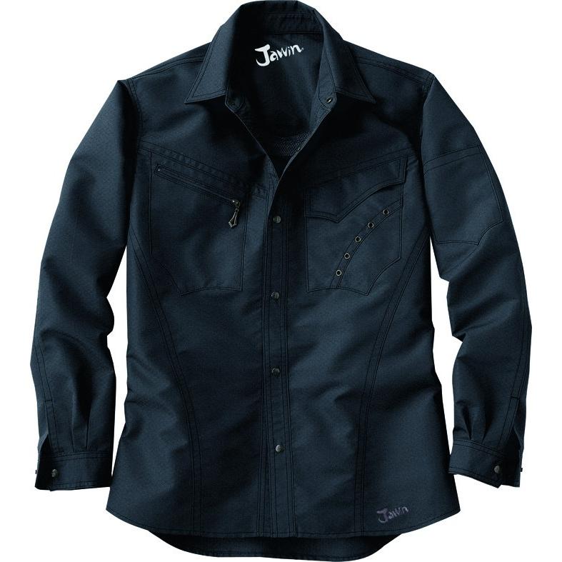 自重堂 jawin ジャウィン 55604+55602 長袖シャツ 上下セット S〜5L【春夏】2セットで送料無料 かんたん刺繍申込み 新庄剛志 作業着 かっこいい : はたらくヒト支え隊 ...