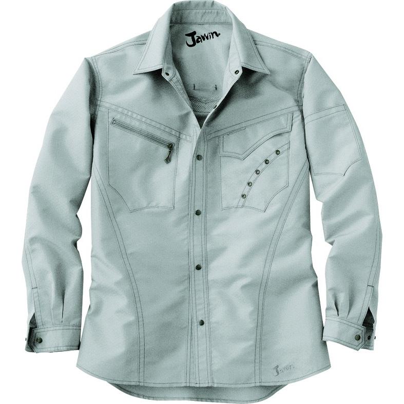 自重堂 jawin ジャウィン 55604+55602 長袖シャツ 上下セット S〜5L【春夏】2セットで送料無料 かんたん刺繍申込み 新庄剛志 作業着 かっこいい : はたらくヒト支え隊 ...